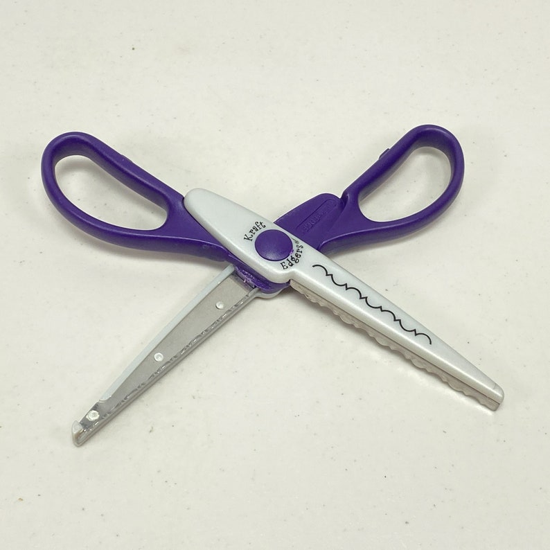 Kraft Edgers Scissors LKE-31 Victorian Crafting Scrapbooking Purple - Etsy