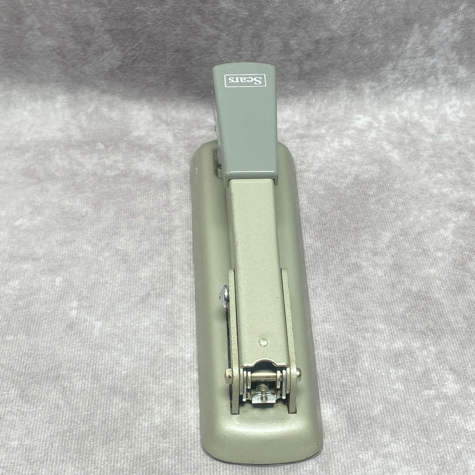 Vintage 60's Sears Desktop 8 Metal Stapler Gray & Beige Home Office - Etsy