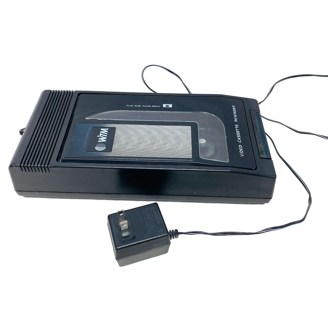 Vintage WTM Video Cassette Rewinder VHS Tape Model 911H Works Great - Etsy