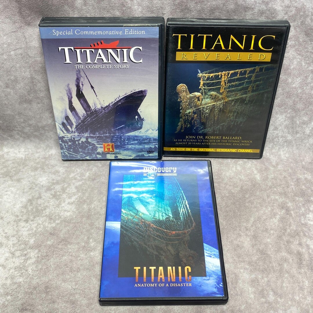 Titanic Documentaries DVD Set - the Complete Story Revealed, Anatomy of ...