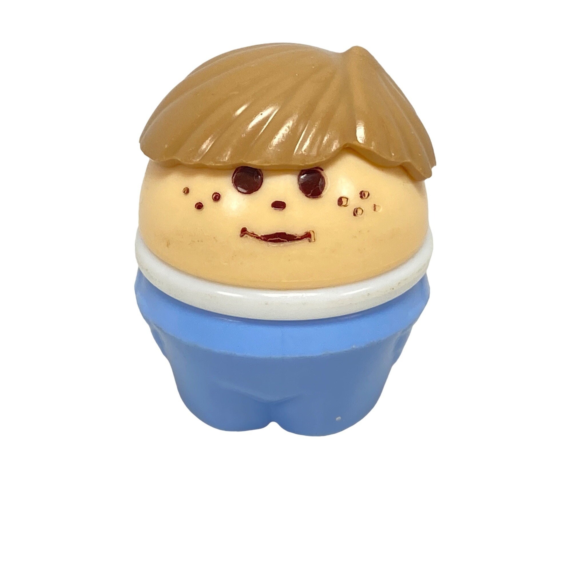 Little Tikes Toddle Tots Rare Light Brown Hair Boy Chunky Figure Blue ...