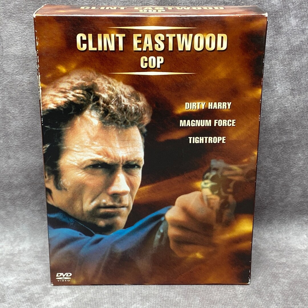 Clint Eastwood Cop DVD Collection 2003 - Dirty Harry Magnum Force ...
