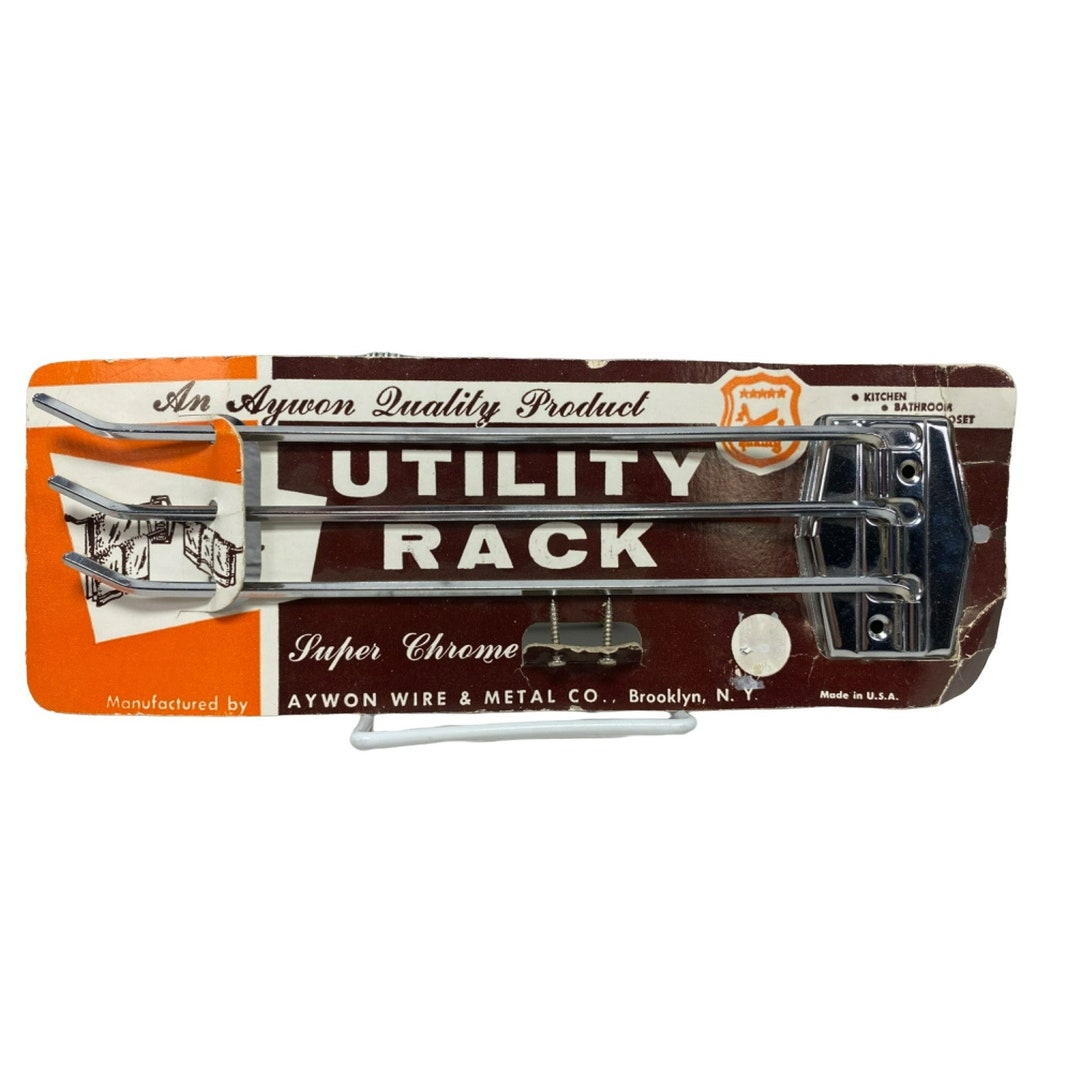 Vintage Aywon Wire & Metal Utility Hanging Rack - Etsy