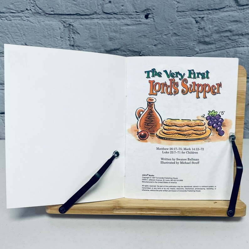 The Very First Lords Supper 1997 Arch Books Concordia - Etsy