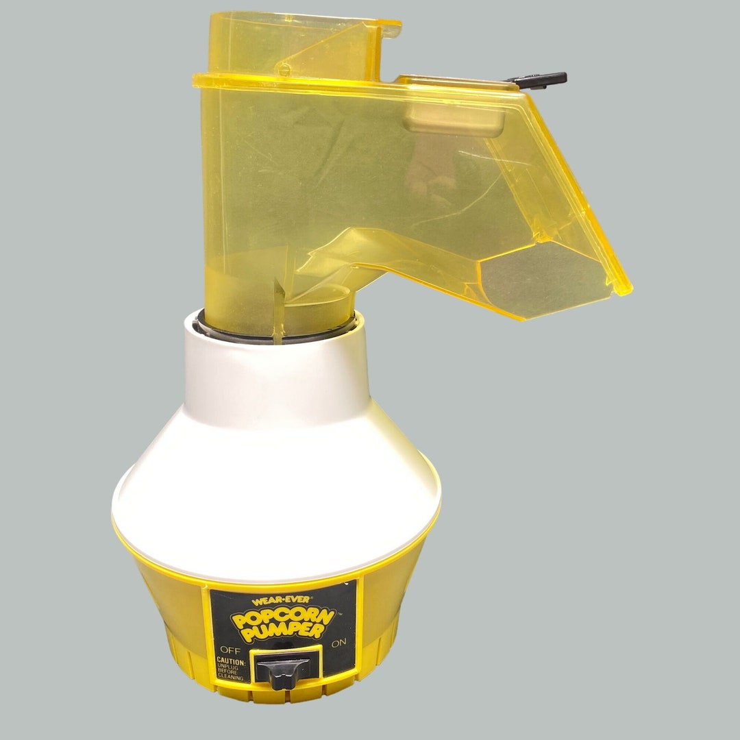 Vintage Wear-ever Popcorn Pumper Hot Air Popper USA 7300 Yellow - Etsy