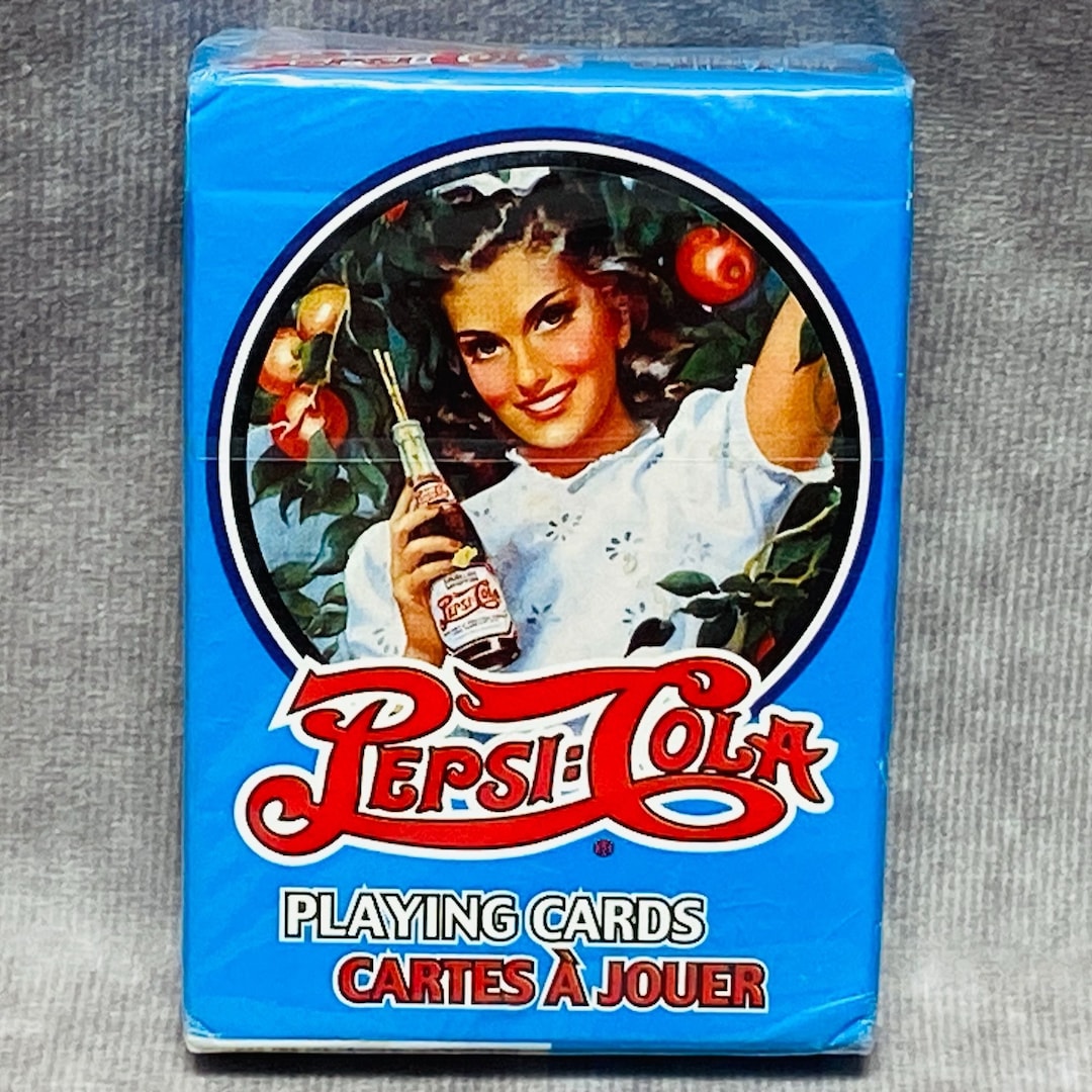 Pepsi Cola Playing Cards With Jingle Hits the Spot Made in USA Sealed ...