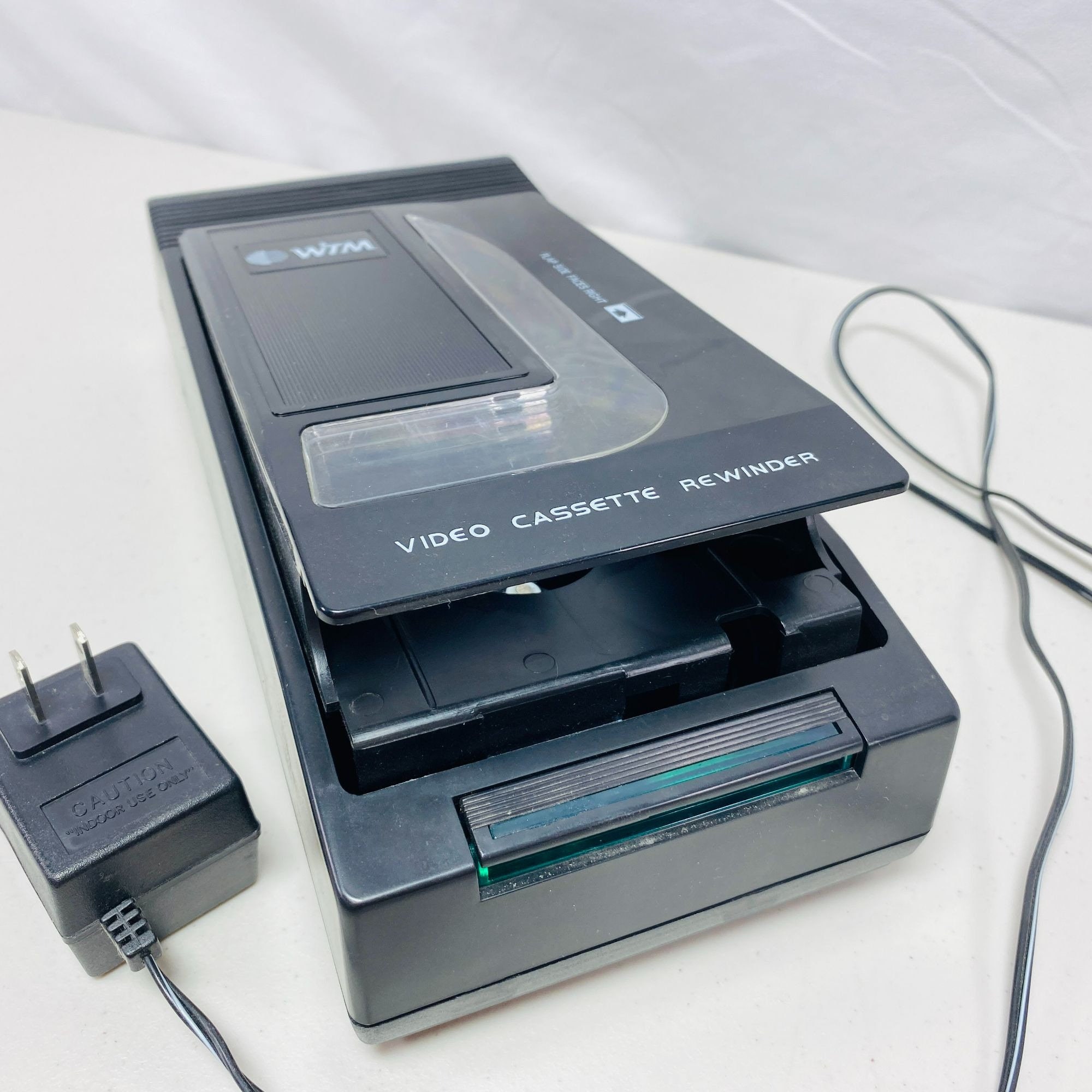 Vintage WTM Video Cassette Rewinder VHS Tape Model 911H Works Great - Etsy