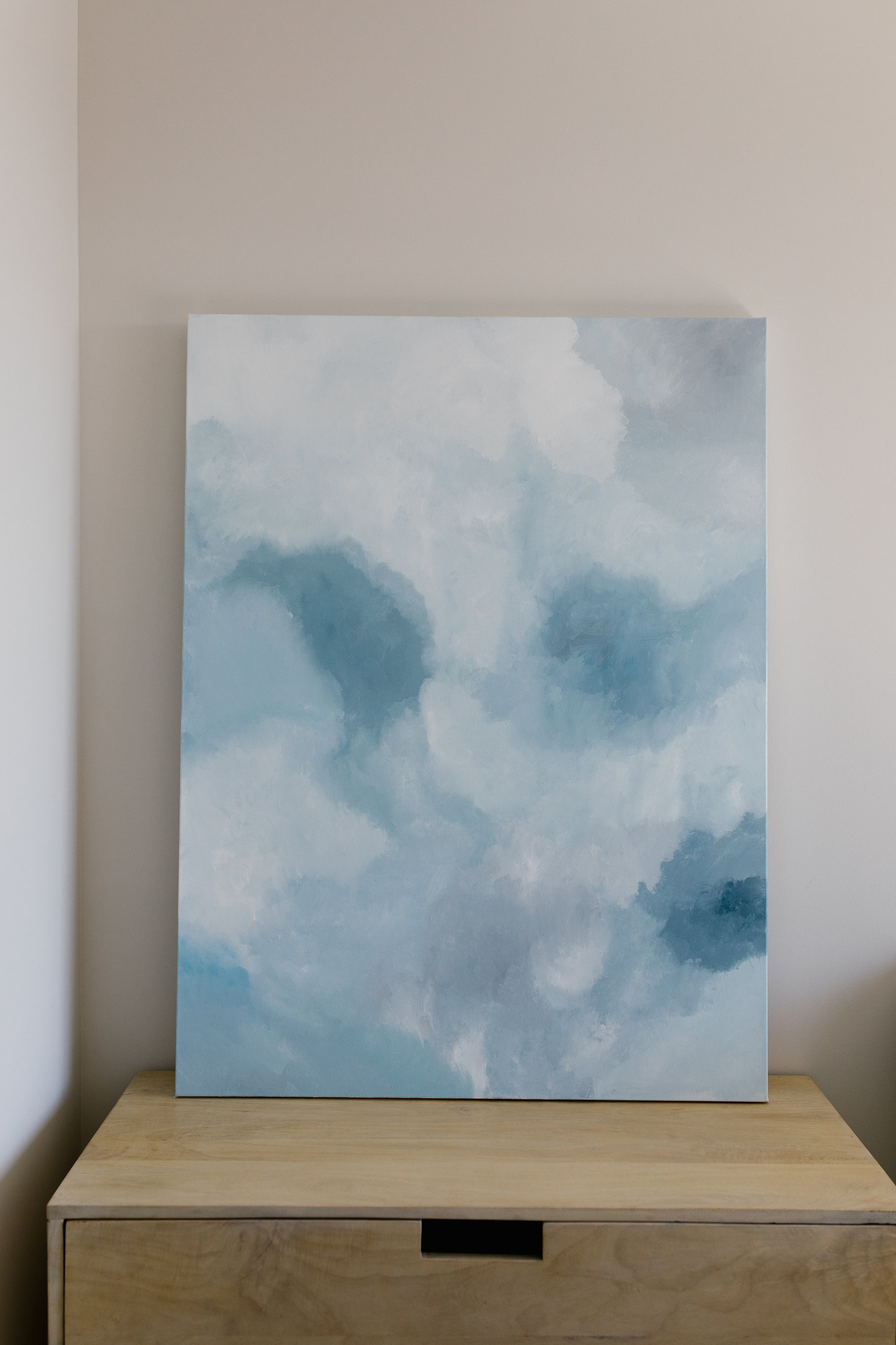Blue Abstract Clouds - Etsy