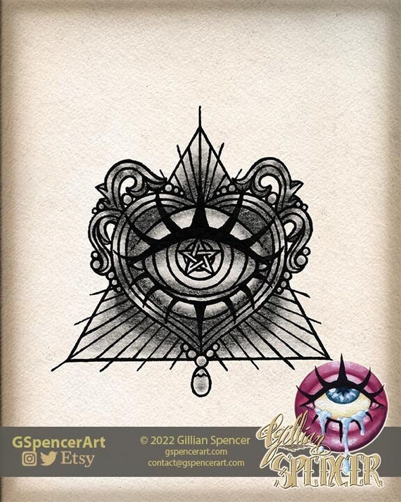 All Seeing Eye Tattoo Traditional