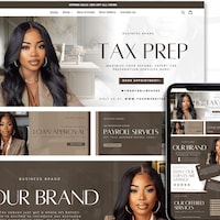 Tax Website Template, Tax Season Website, Tax Preparation Website ...