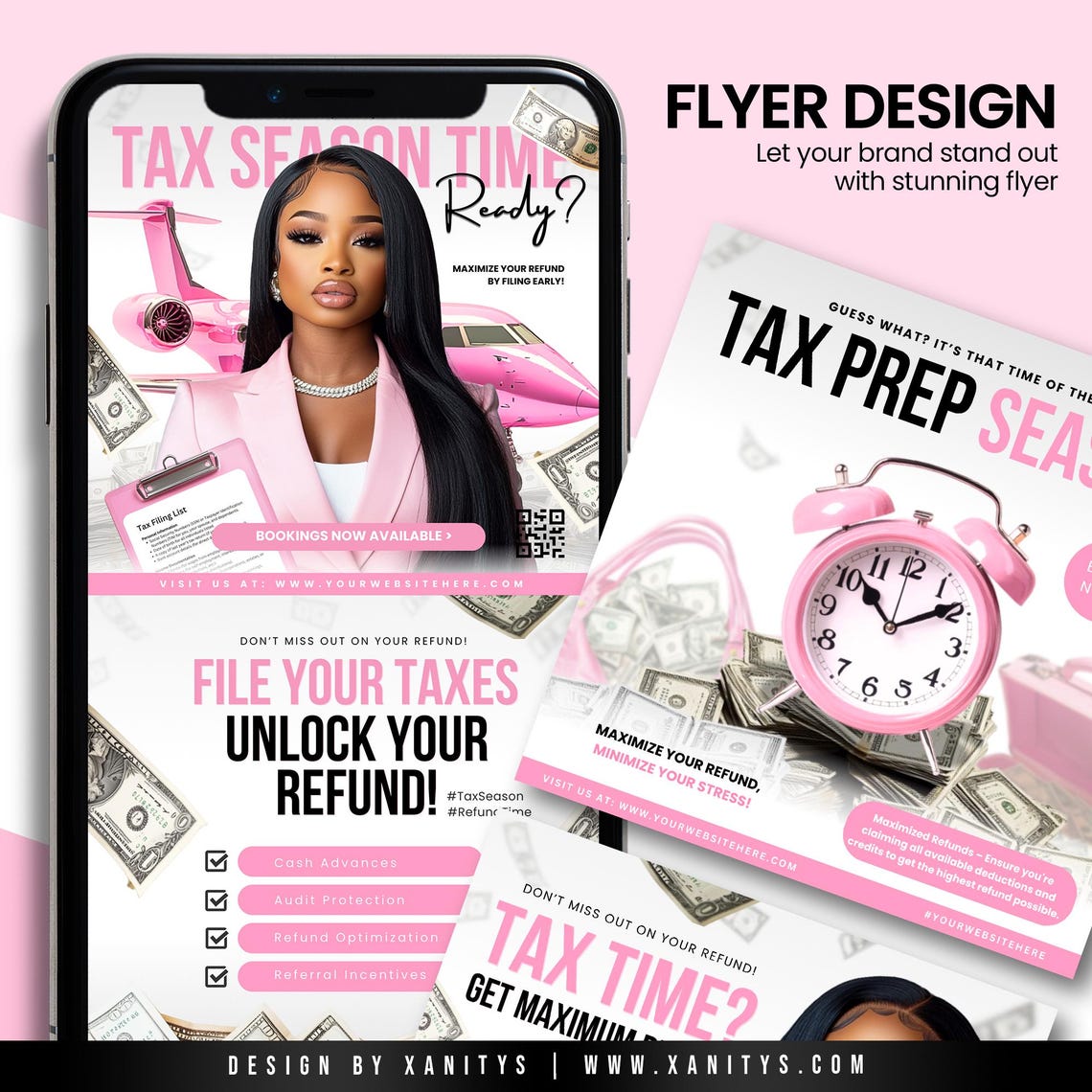 Tax Flyer, Tax Preparation Flyer, Tax Season Flyers, Accounting Flyer ...