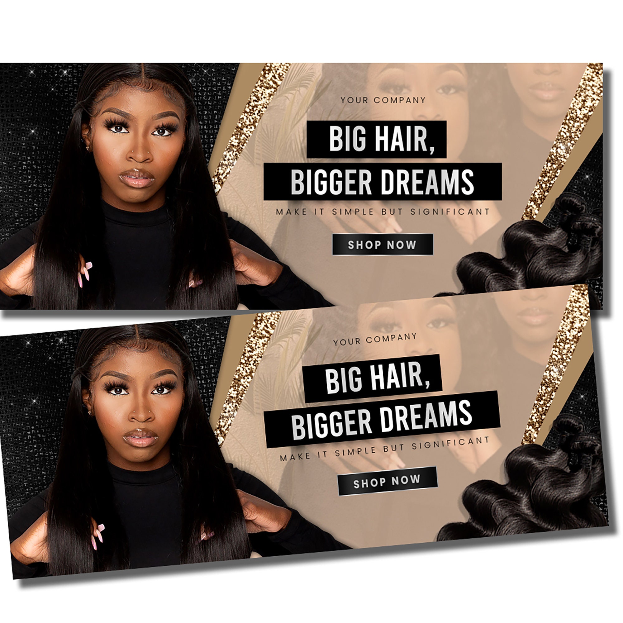 Shopify Hair Website, Wig Website, Hair Extensions Website Design ...