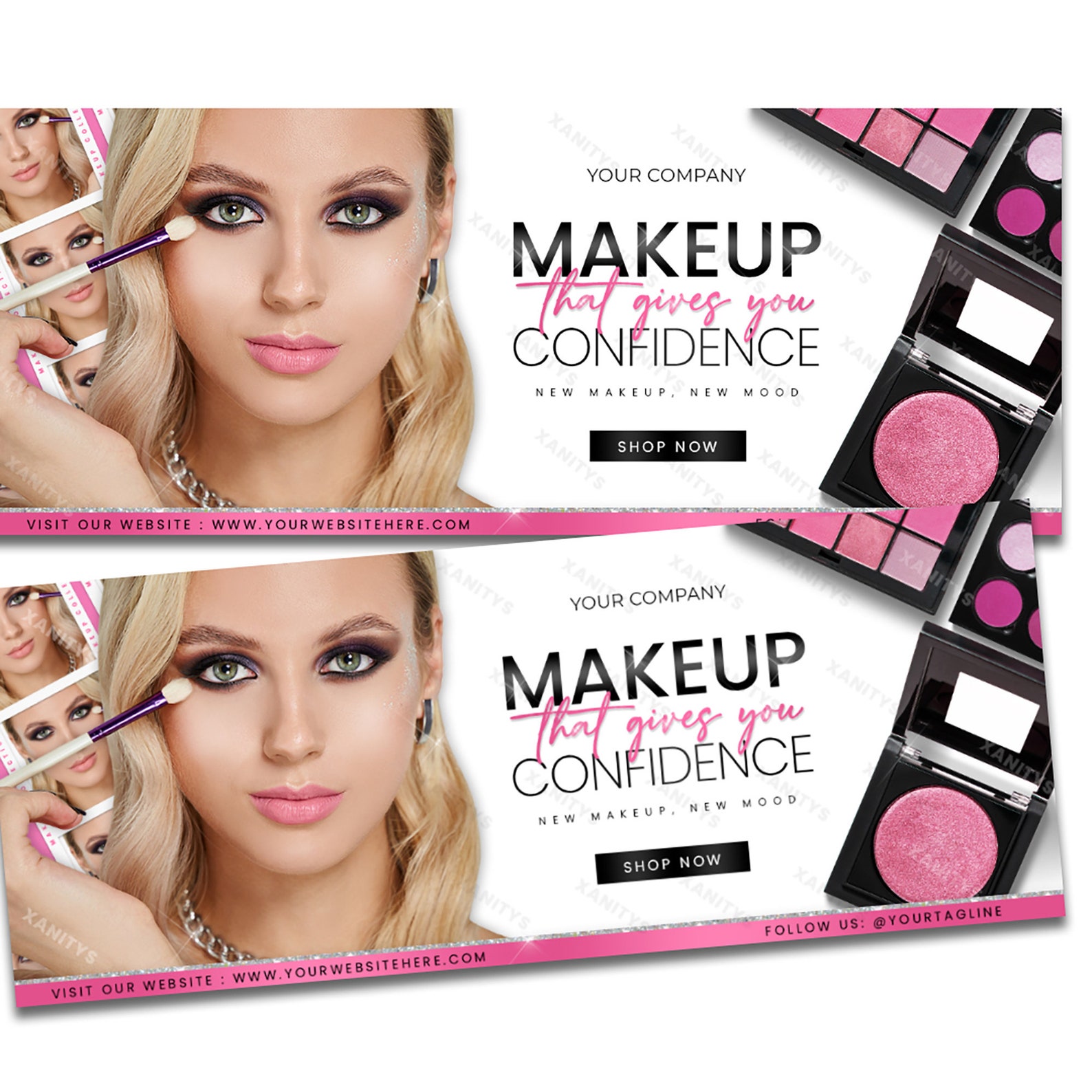 Shopify Cosmetics Website Design, Lip Gloss Business Website, Lash ...