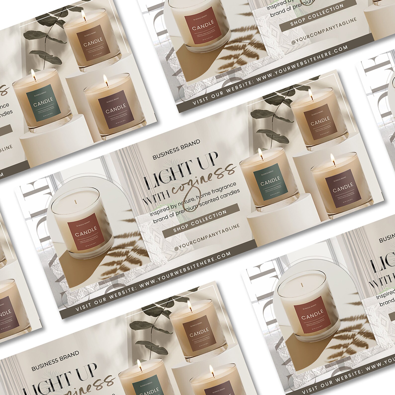 Candle Website Design Soy Wax Candle Website Design Premade - Etsy