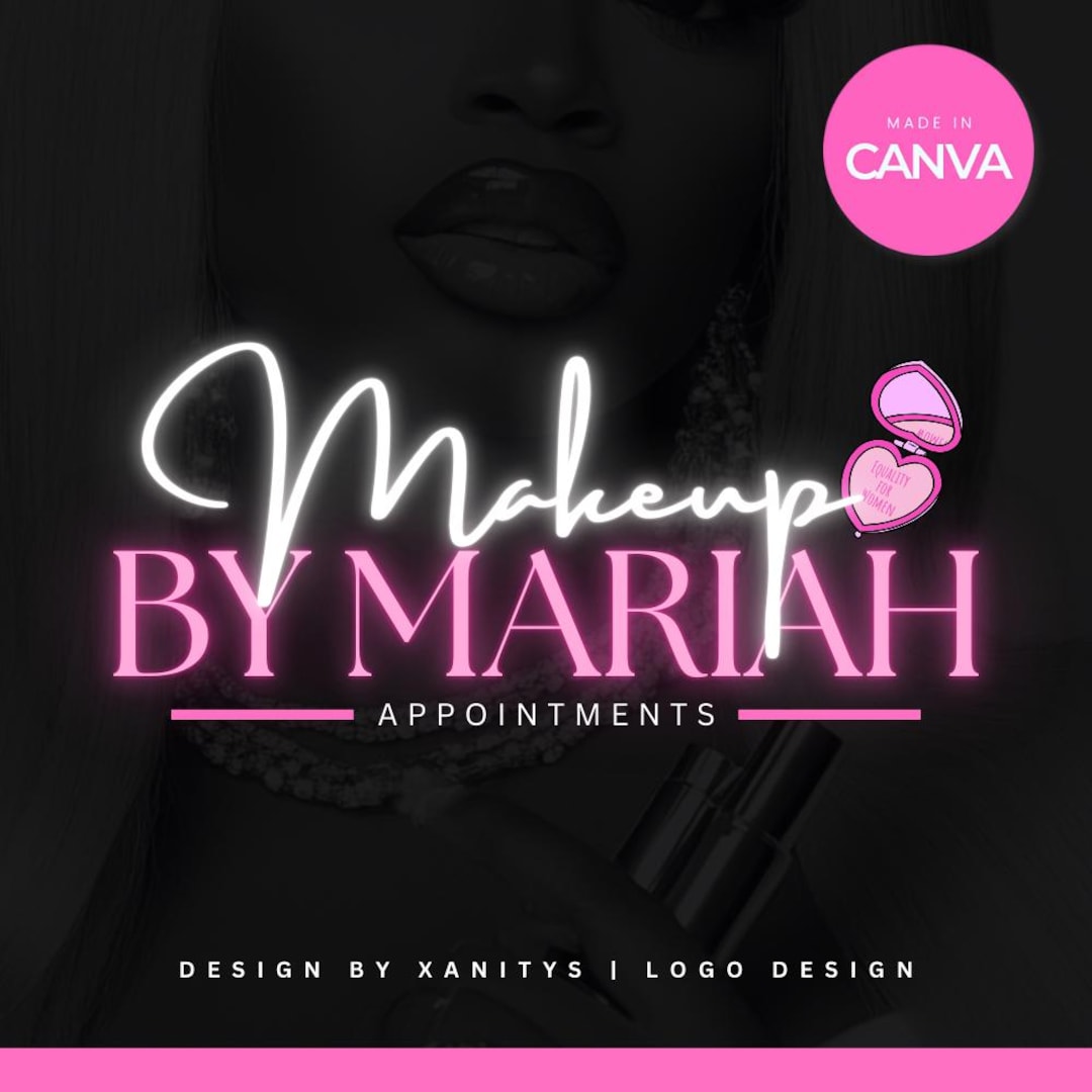 Makeup Artist Logo, Makeup Logo, MUA Logo, Hair Logo Design ...