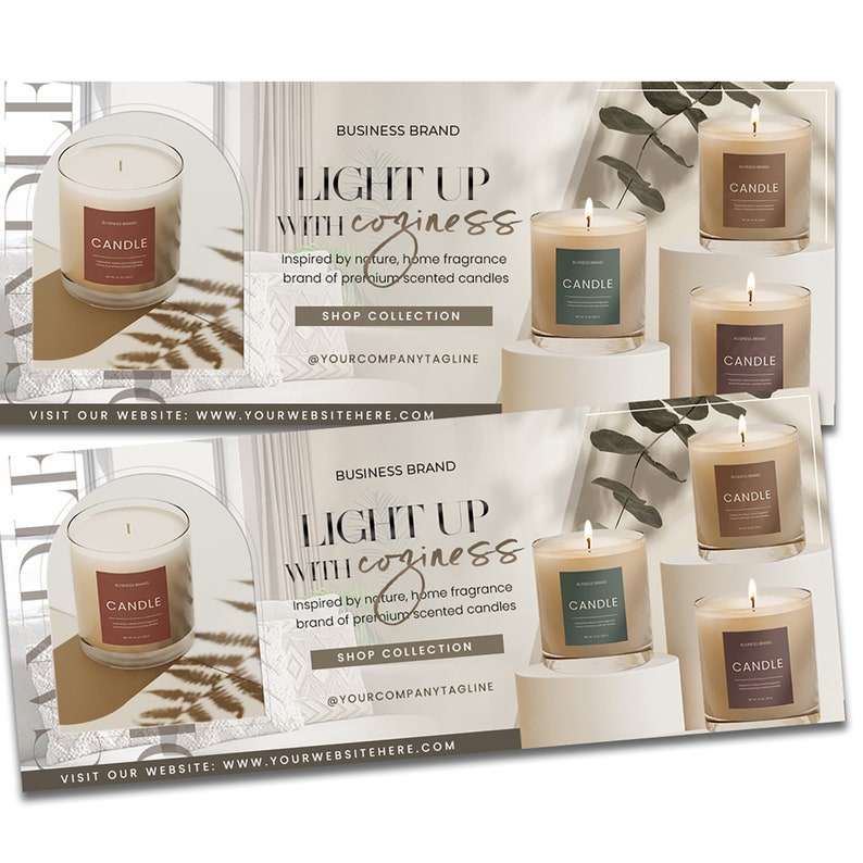 Candle Website Design Soy Wax Candle Website Design Premade - Etsy