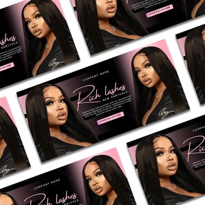 Lash Website Design, Hair Website Template, Cosmetics Website, Hair ...