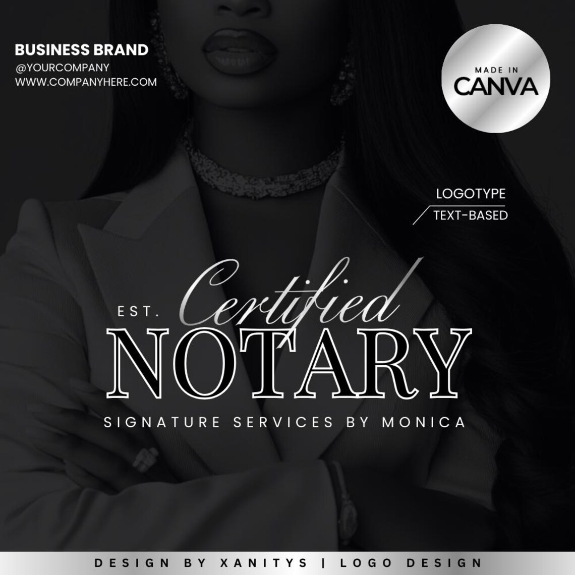Notary Logo, Public Notary Service Logo, Tax Prep Logo, Notary ...
