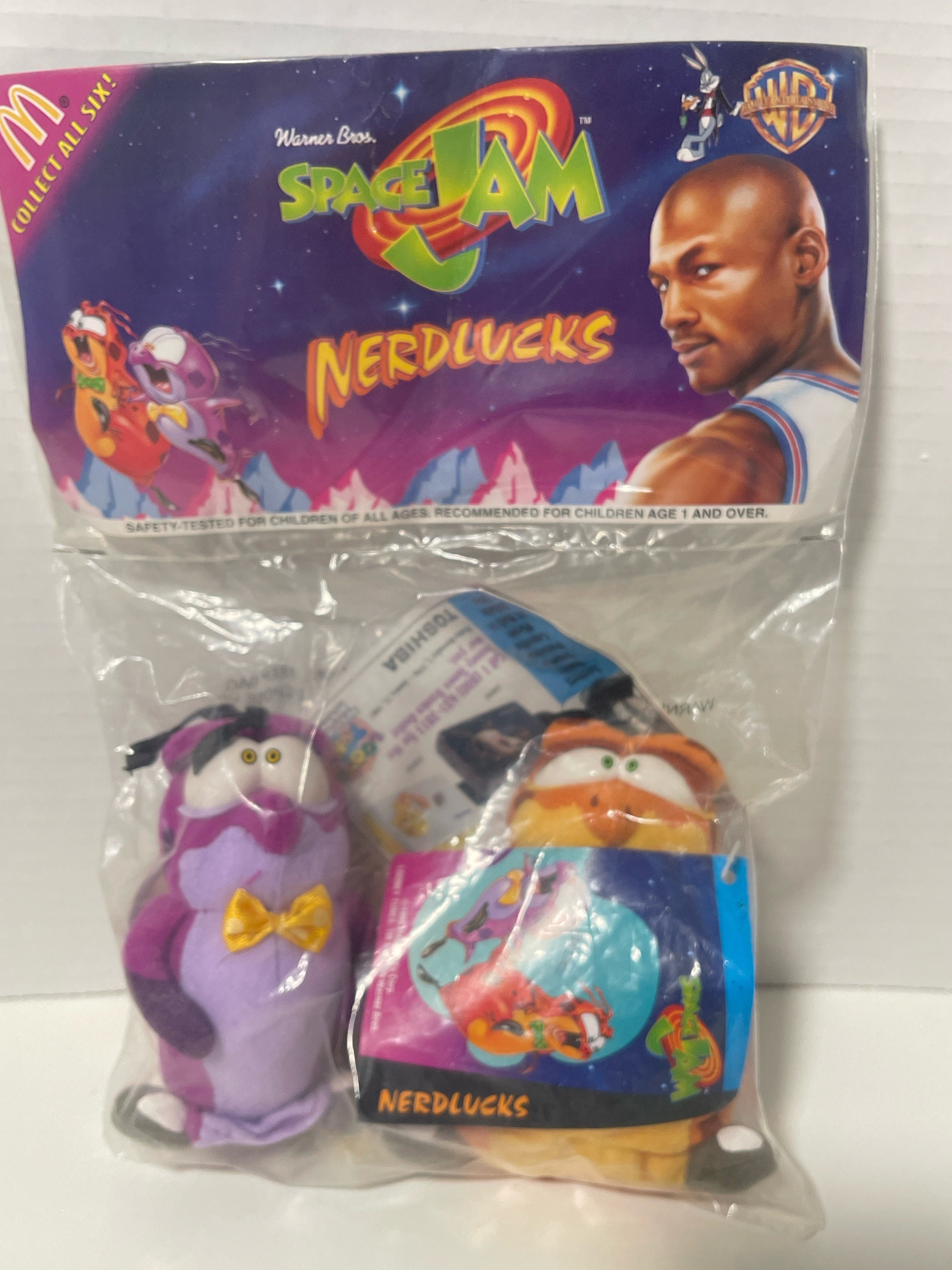 Space Jam Nerdlucks Plush Figures 1996 New Vintage Mcdonalds - Etsy