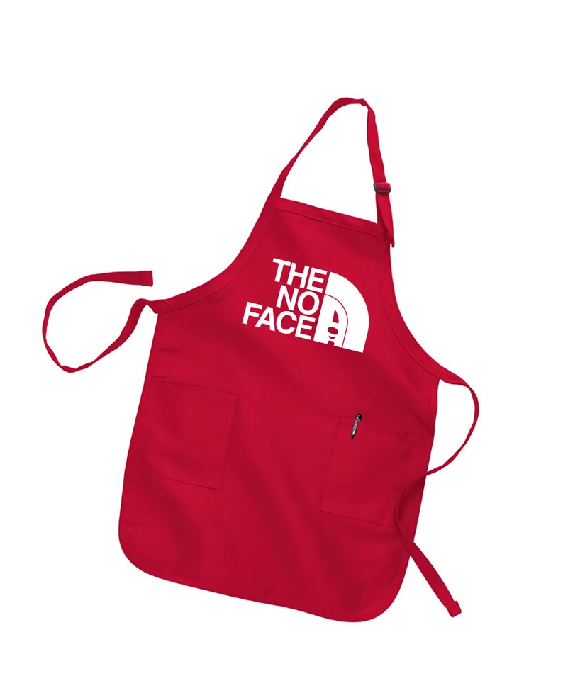 No Face Anime Apron: Funny Cartoon Character Apron With Pockets - Etsy ...