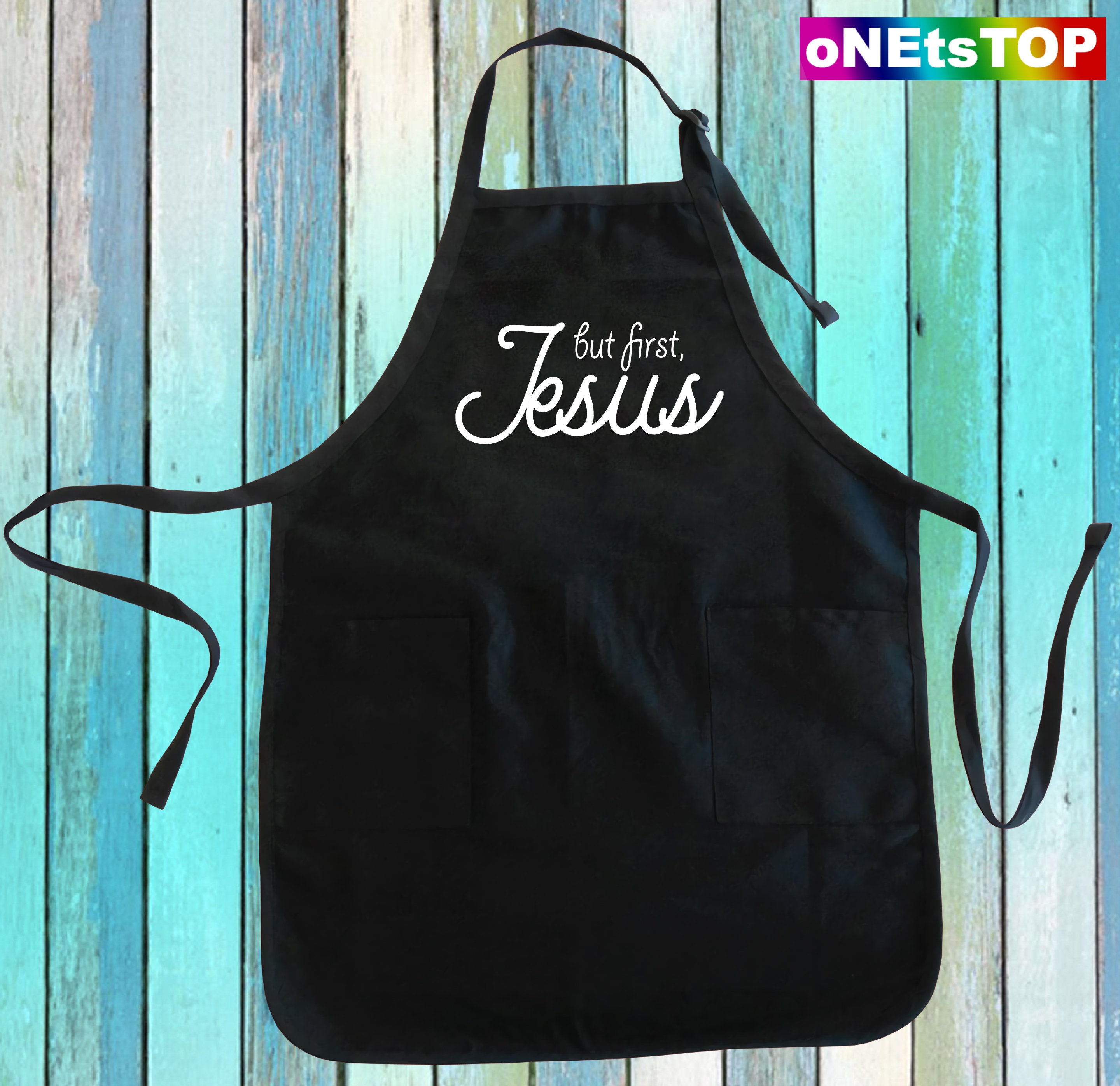 But First Jesus Christian Religious Apron W/ Pockets Church - Etsy