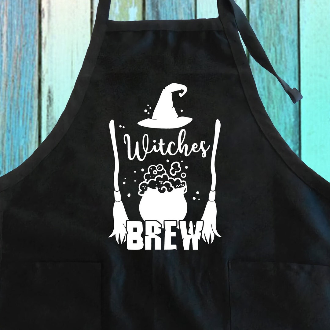 Halloween Witches Brew Witches Kitchen Magic Kitchen Apron| Cooking ...
