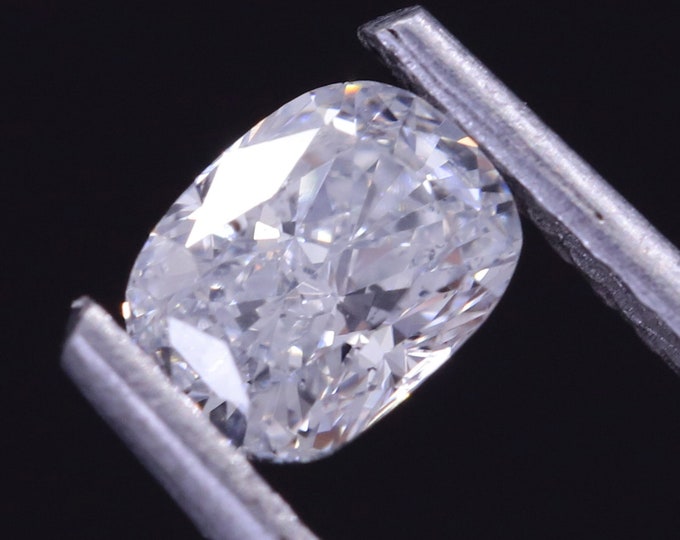 Elongated Cushion Diamond / Lab Grown Diamond / 18K Gold - Etsy