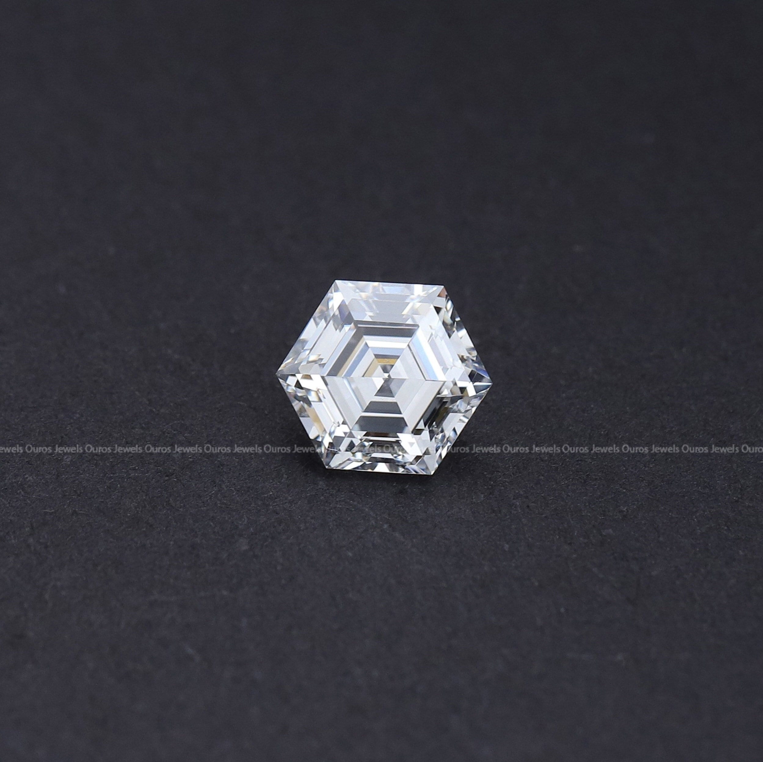 Antique Hexagonal Diamond Ring - Etsy
