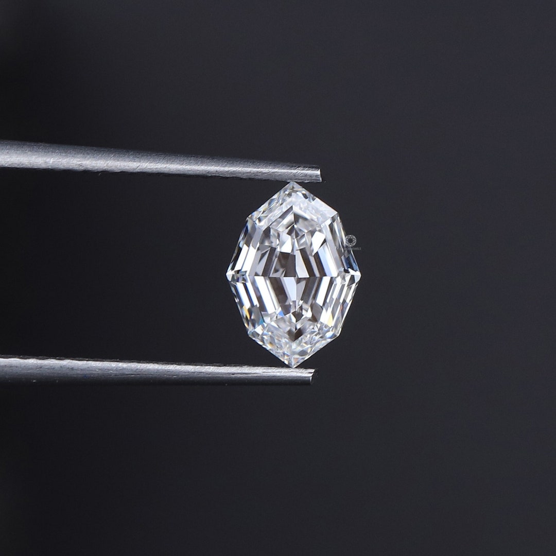 Step Cut Moval Diamond Loose / Conflict Free Moval Diamond for ...