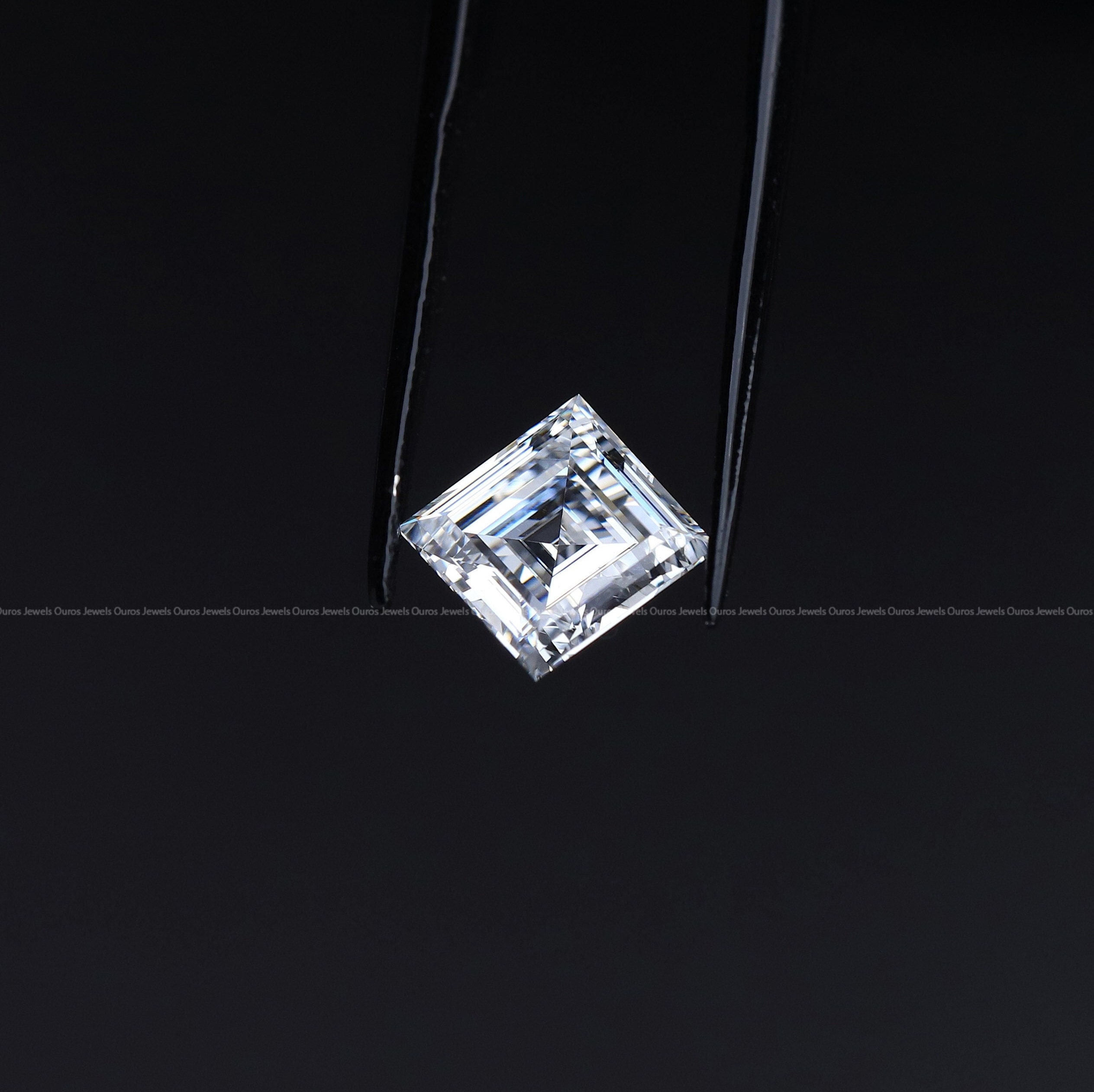1.15 CT Step Cut Carre Lab Diamond / Lab Grown Diamond Loose - Etsy