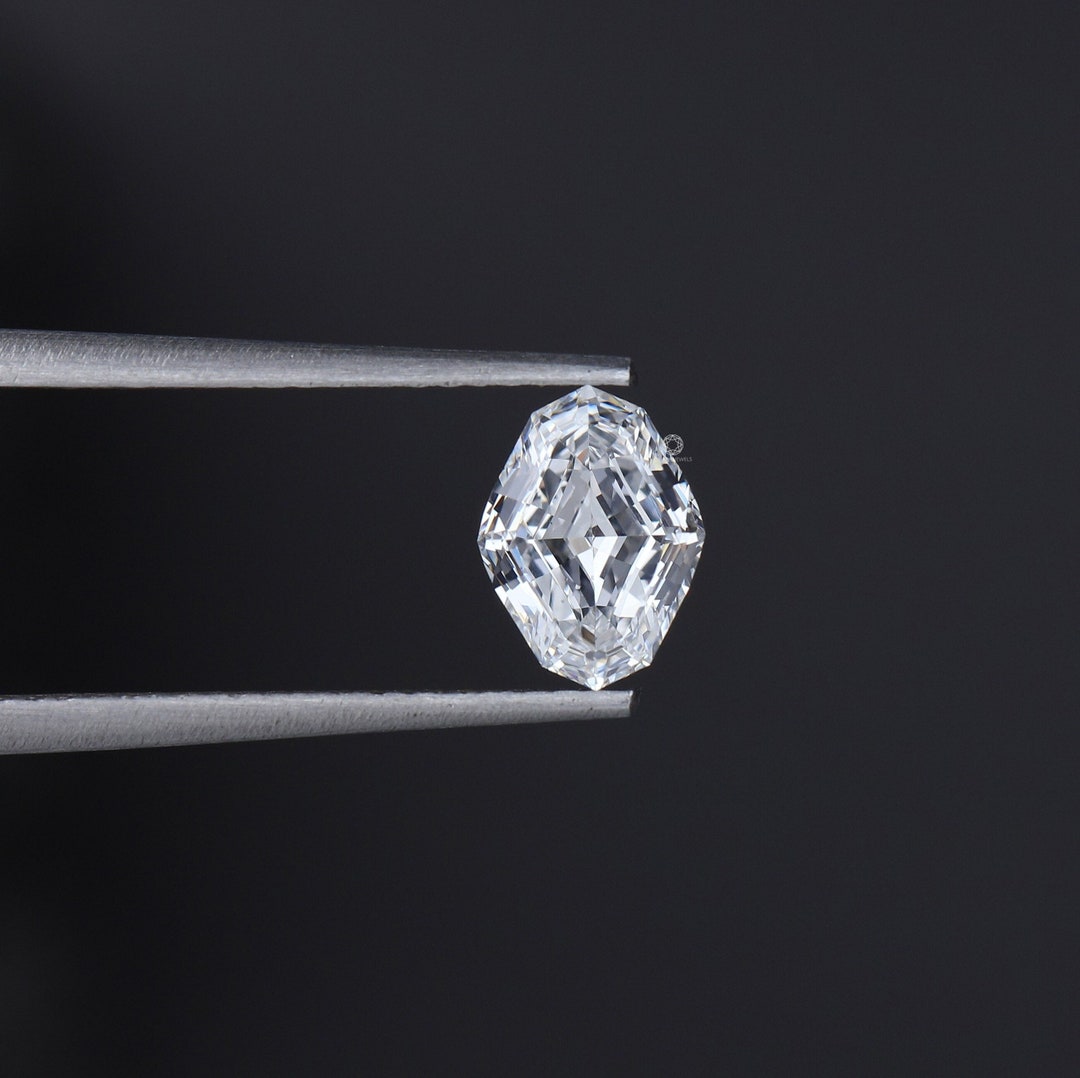 Modified Lozenge Step Cut Lab Diamond Loose, Lozenge Cut Diamond ...