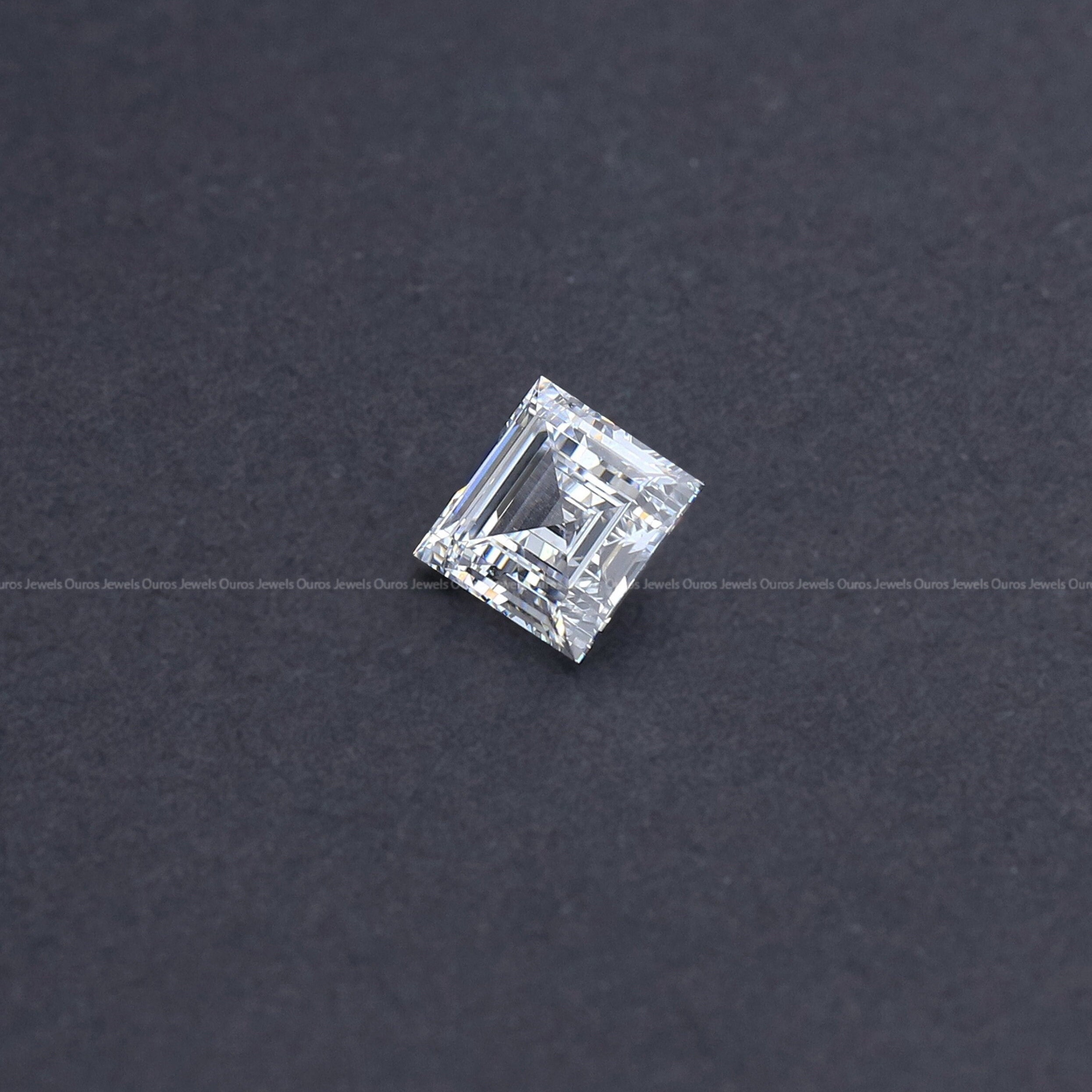 1.15 CT Step Cut Carre Lab Diamond / Lab Grown Diamond Loose - Etsy