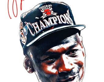 Michael Jordan Heat Transfer | Etsy UK