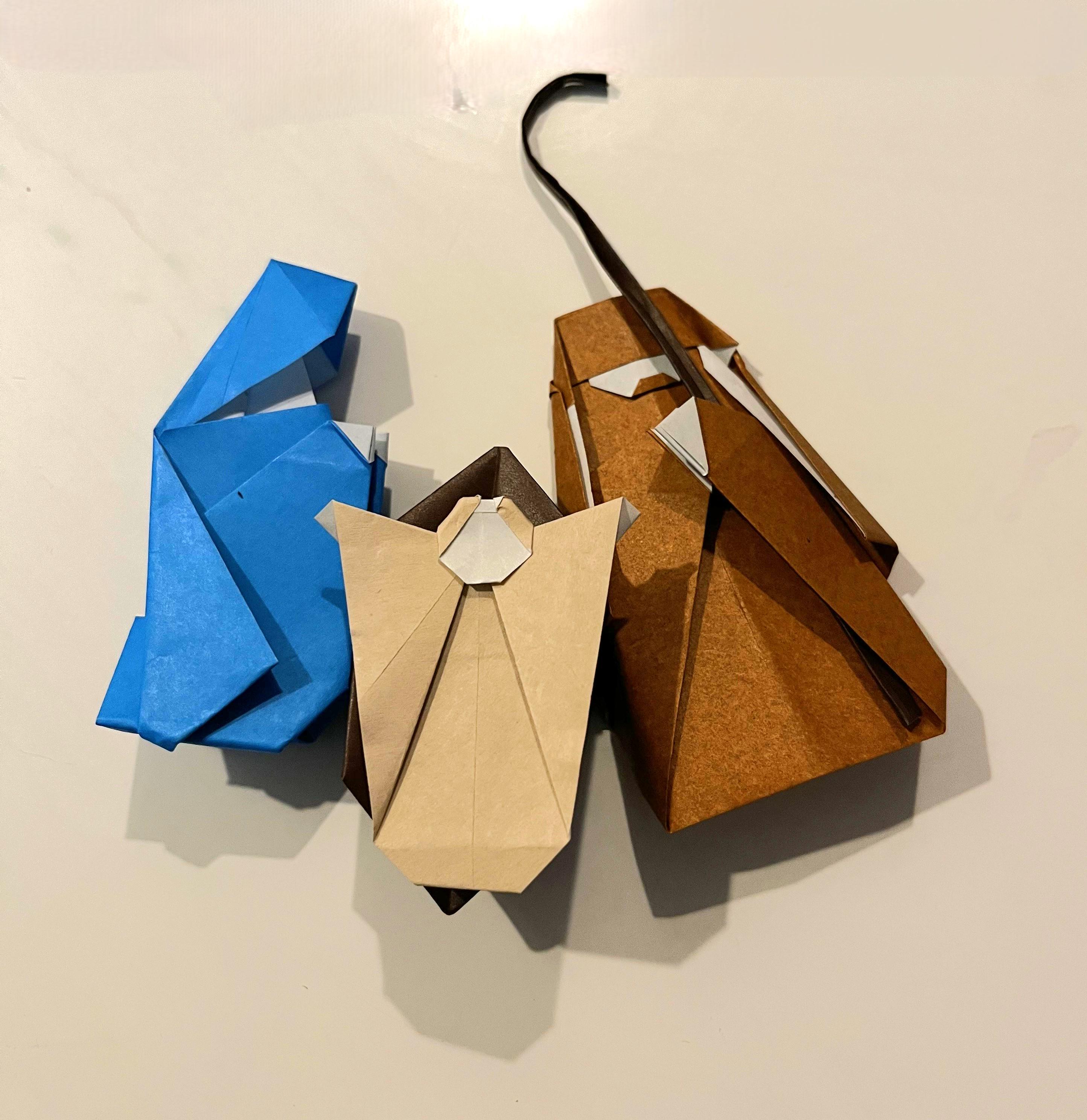 Origami Nativity, Nativity Figures for Display, Virgin Mary Joseph Baby ...