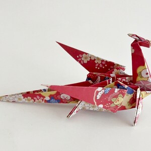 Red Origami Dragon for Chinese New Year, Lunar New Year Dragon - Etsy