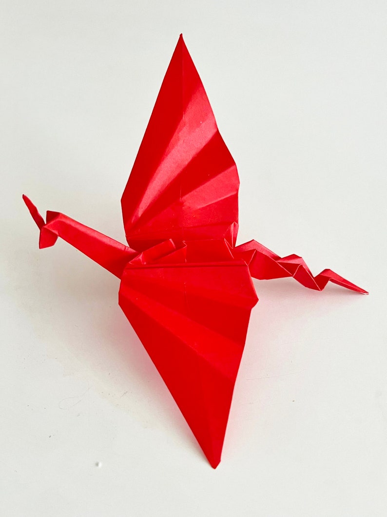 Red Origami Dragon for Chinese New Year, Lunar New Year Dragon - Etsy