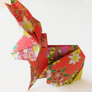 Origami Rabbit, Paper Rabbit, Lunar New Year Rabbit, Year of the Rabbit ...