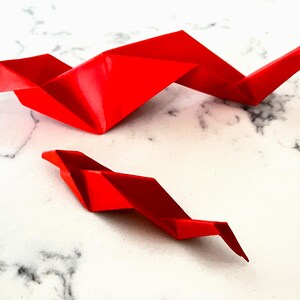 Origami Snakes for the Lunar New Year, Chinese New Year Celebration ...