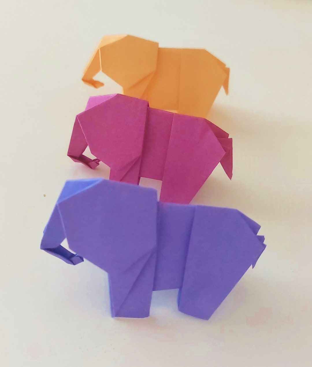 Origami Elephants, Elephants Symbol of Good Luck, Loyalty and Strength ...