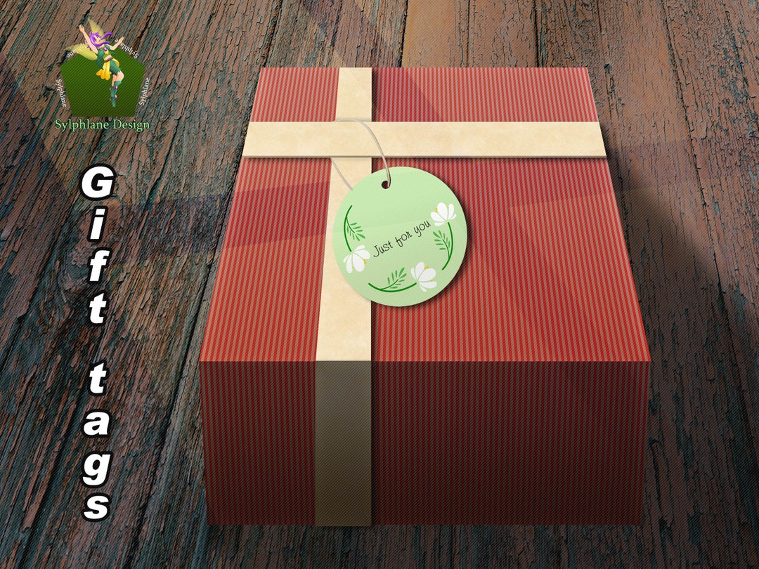 Flower Border Gift Tags Digital Download Printable - Etsy Australia