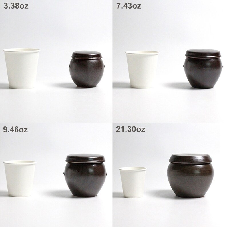 Korean onggi kimchi pot and korean fermentation pot_4 Size | Etsy