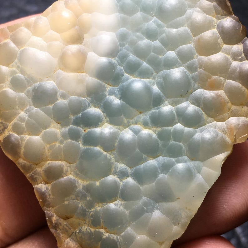 Botryoidal Chalcedony Rough Stone 42x39x6 Mm - Etsy