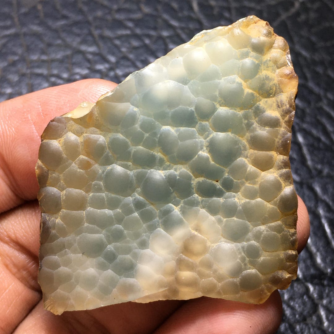 Botryoidal Chalcedony Rough Stone 42x39x6 Mm - Etsy
