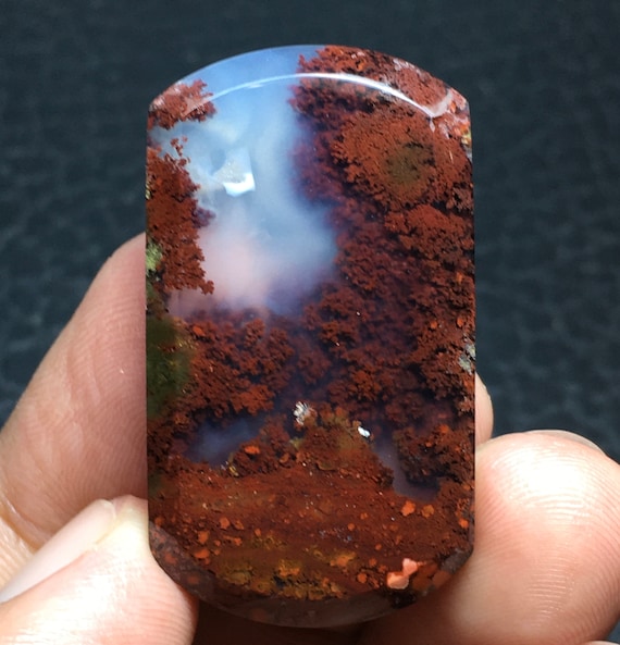 Red moss agate store