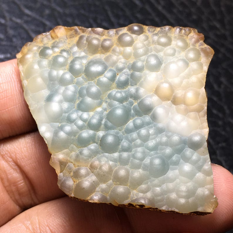 Botryoidal Chalcedony Rough Stone 42x39x6 Mm - Etsy