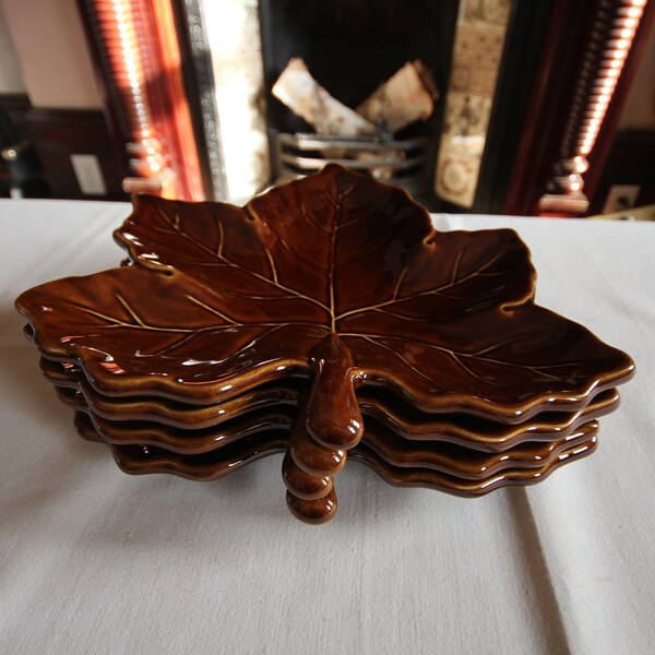Leaf Shaped Plates - Etsy