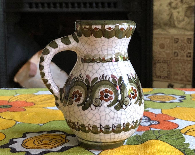 Vintage Handarbeit German Small Pitcher - Mini Handarbeit Pitcher ...