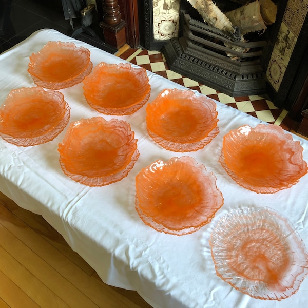 Orange Plates - Etsy