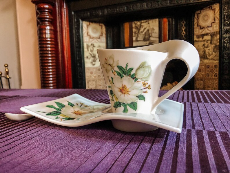 Italian Tea Set Italy Adeline Porcellana Tea Set With - Etsy