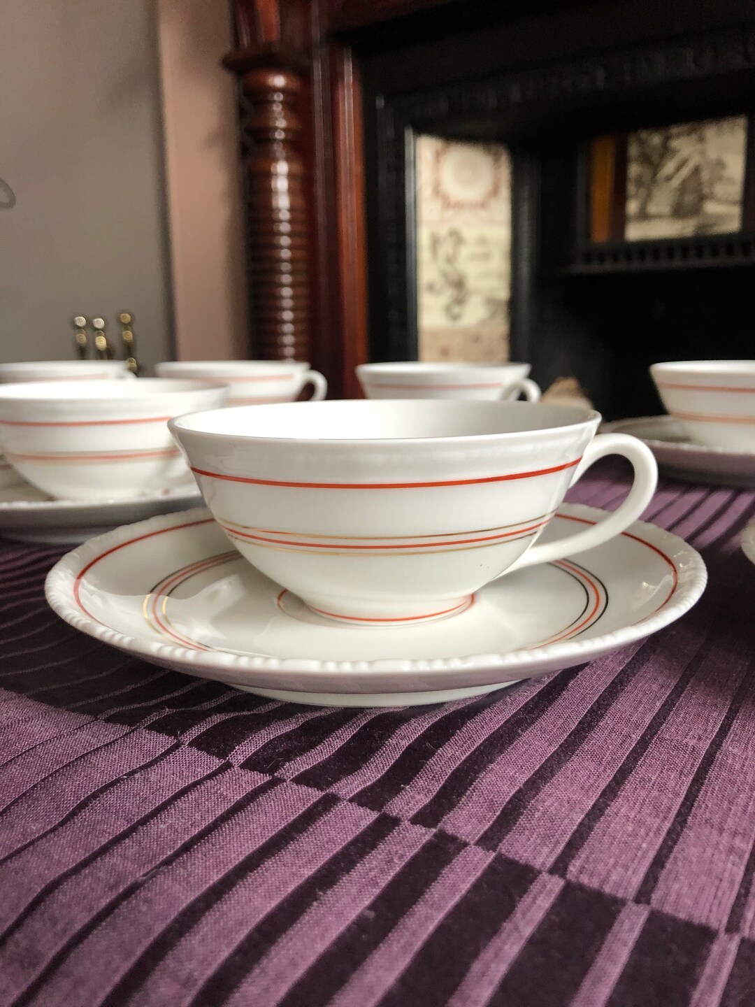 Vintage Tea Cups - Vintage Coffee Cups - Tea Cups and Saucers - Set of ...
